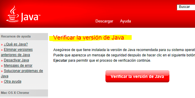 Actualizar Java